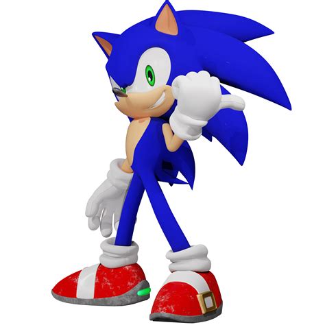 Remade Sonic Poses Part 2 Made In Blender Rsonicthehedgehog
