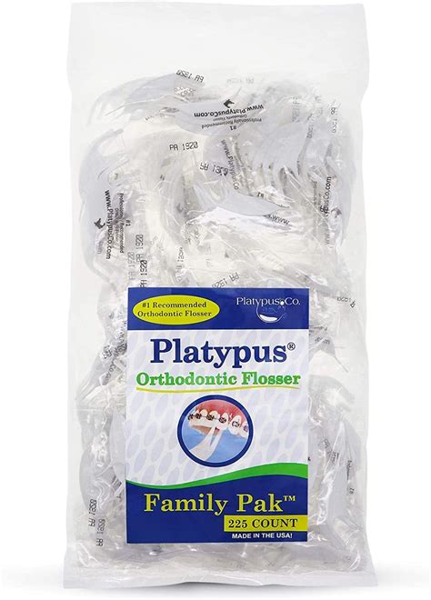 Platypus Ortho Flossers 225 Bag Bulk Pack Amazon Ca Health
