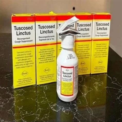 Tuscosed Linctus Syrup At ₹ 2000 Piece Grilinctus L Syrup In