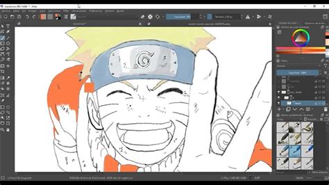 Naruto Timeline Echo En Krita Youtube