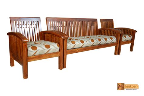 Teak Wood Furniture Sofa Set
