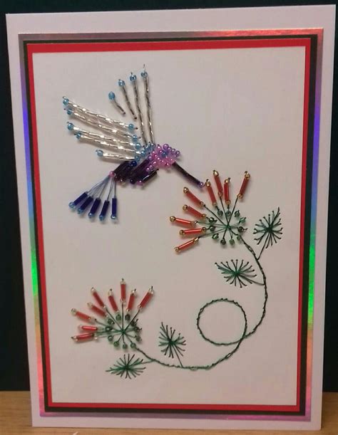 Beading Pattern From Stitching Cards Card Pattern Beading Patterns