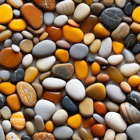 Premium Photo Vibrant Seamless Pattern Of Colorful Rocks Stacked On