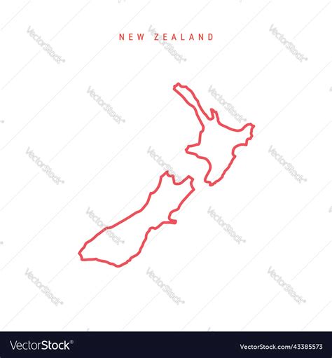 New Zealand Map Outline 6 Thousand New Zealand Map Outline