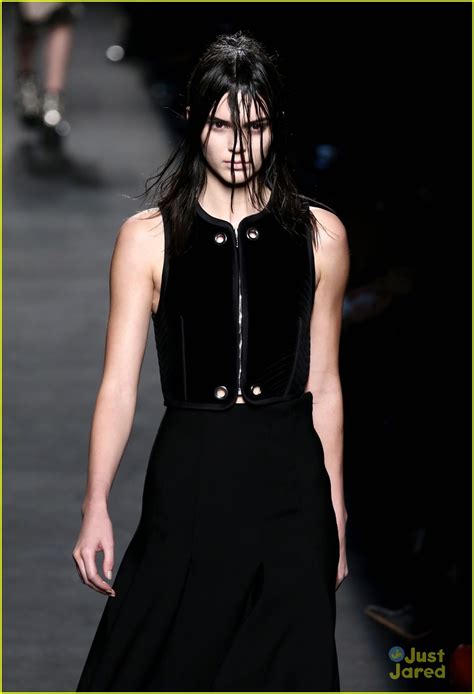 Kendall Jenner Sports Wet Hair In Her Face During Alexander Wang