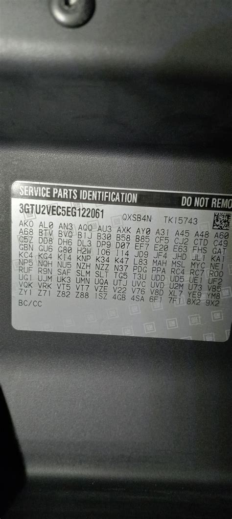 Help Identify Radiator Rpo Code Pic 2014 Gmc Chevy Silverado And Gmc Sierra Forum
