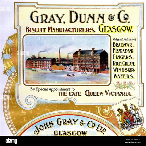 Gray Dunn And Co Biscuit Manufacturers Glasgow Scotlands