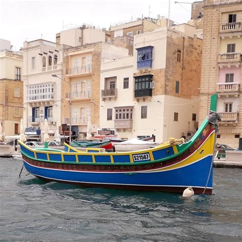 The Dgħajsa Tal Pass Is A Traditional Water Photography Fine Art