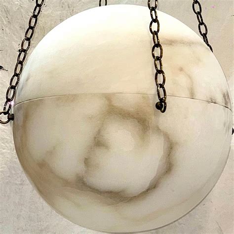 Vintage Alabaster Globe Fixture For Sale At 1stdibs Alabaster Globe Light