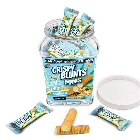 Thcp Minis 5mg Each With Vanilla Crispy Blunts Cream Crispy Phyllo Dou