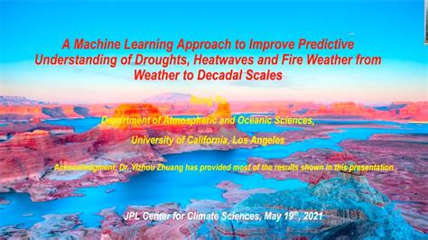 A Machine Learning Approach Toward A Seamless” Understanding Droughts Heatwaves And Fire