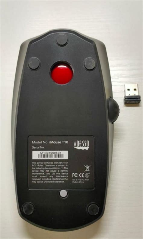 Adesso Imouse T10 Trackball Mouse 電腦＆科技 電腦周邊及配件 電腦滑鼠及相關產品 Carousell