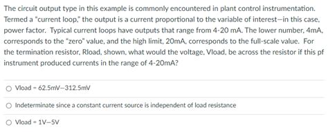 Solved The Circuit Output Type In This Example Is Commonly Chegg Com