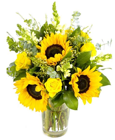 Sunflower Bouquet Creams And Yellows Flowers By Flourish