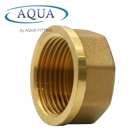 Pipe Fitting Thread End Brass Fitting Copper Pipe Fitting Cap Pipe