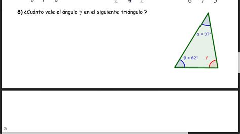 8 ¿cuánto Vale El ángulo γ En El Siguiente Triángulo Brainlylat
