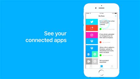 Microsoft Official Free Application Microsoft Flow That Makes Multiple Web Services Cooperate