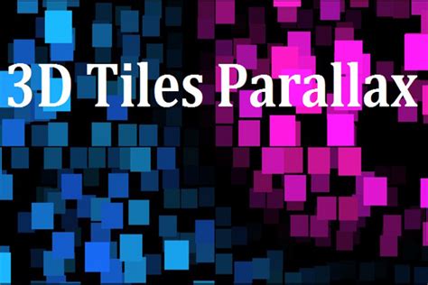 Новые анимированные обои 3d Tiles Parallax для Galaxy S4