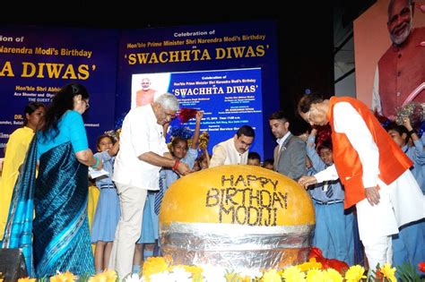 Gajendra Singh Shekhawat Bindeshwar Pathak At Swachhta Diwas