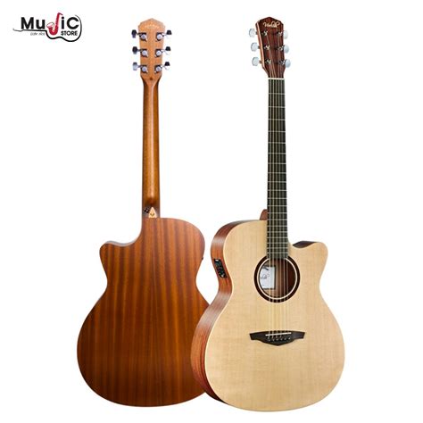 กีต้าร์โปร่งไฟฟ้า Veelah V1 Gace Solid Top Musicstoreshop