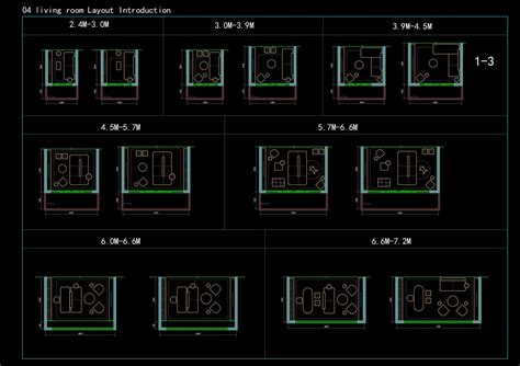 Floor Plan Cad Dynamic Block Etsy