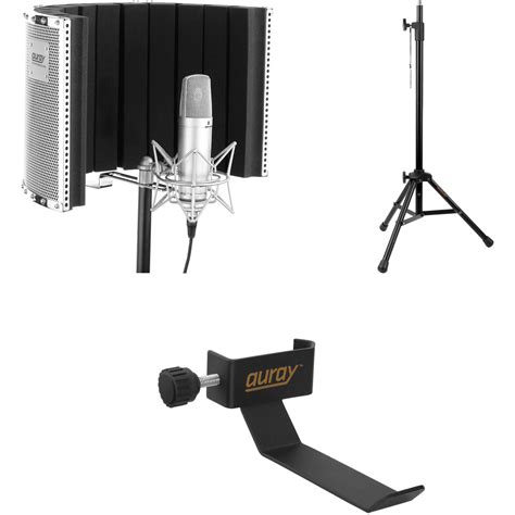 Auray Reflection Filter With Microphone Stand Kit Rf Cm Sk Bandh