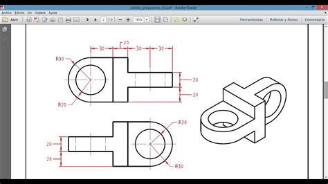 Dibujo Mecánico En Autocad 3d Youtube