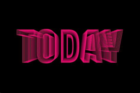 isometric text effect