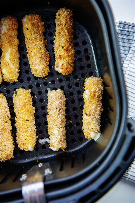 Homemade Air Fryer Mozzarella Sticks