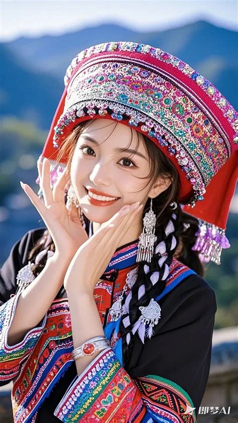 苗族壮族侗族 民族服饰风｜数字写真2漫舞ai来自小红书网页版 花瓣网