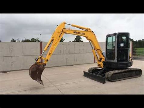 New Holland E50 Excavator Youtube