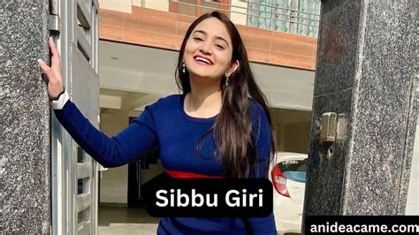 Sibbu Giri Biography Husband Wiki Boyfriend Name Real Name Married
