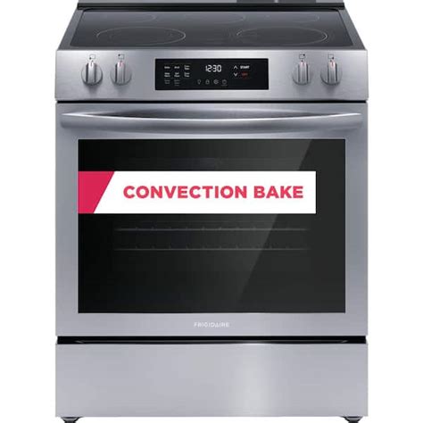 Frigidaire 30 In 5 Burner Element Slide In Front Control Self Cleaning