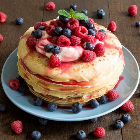 Pancakes And Fruit