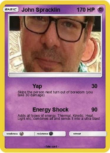 Pokémon John Spracklin Yap My Pokemon Card