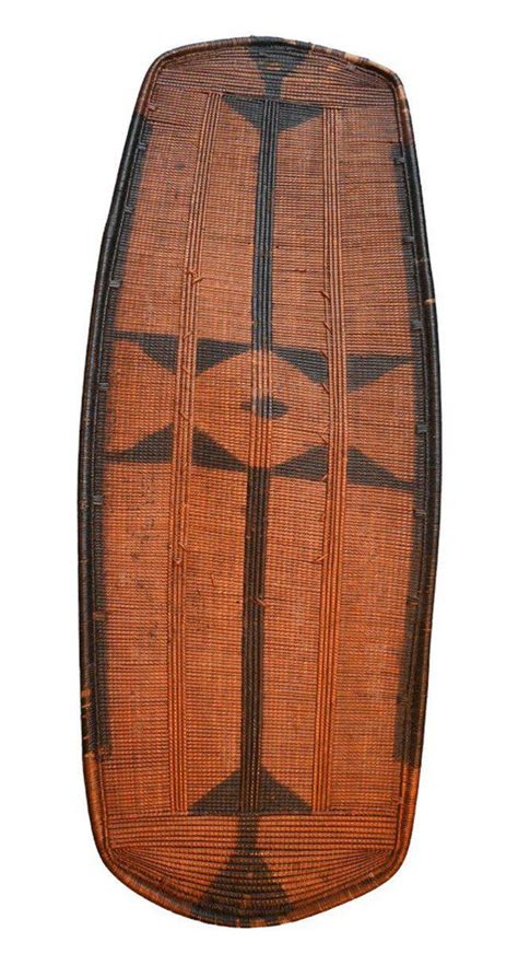 Antique African Fiber War Shield From The Ngbandi Tribe For Sale At Pamono