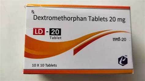Dextromethorphan Tablets 20 Mg At ₹ 44strip Odhav Ahmedabad Id 2848986967630
