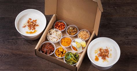 Bubur In Box Msian Brand Doing Shared Bubur Berlauk Delivery