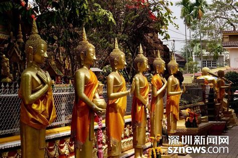 老挝首都—洋溢着佛教风情的 月亮城” 深圳新闻网