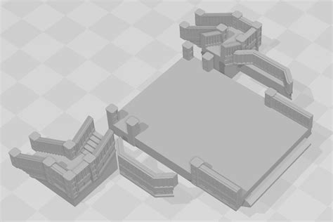 Modular Bridge Stairway Expansion Kit By 18charlie Minihoarder