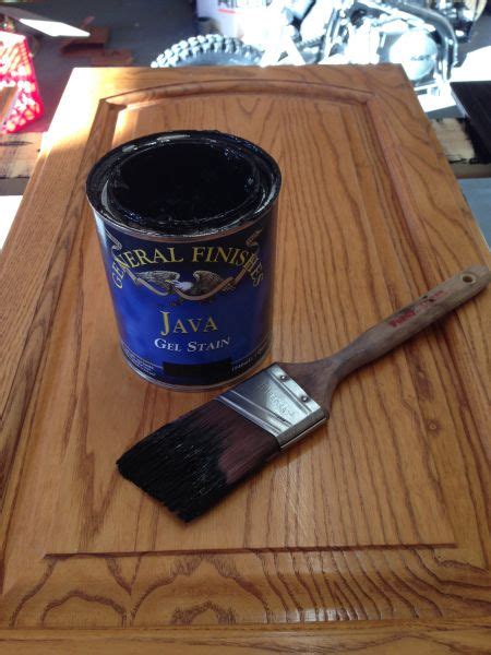 Transform Your Oak Cabinets With Java Gel Stain