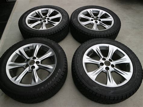 タイヤ＆ホイール4本 トヨタ純正 235/55R15 グッドイヤー 18×7J 35 5穴 114.3 ハリアー レクサス RX クルーガー ...