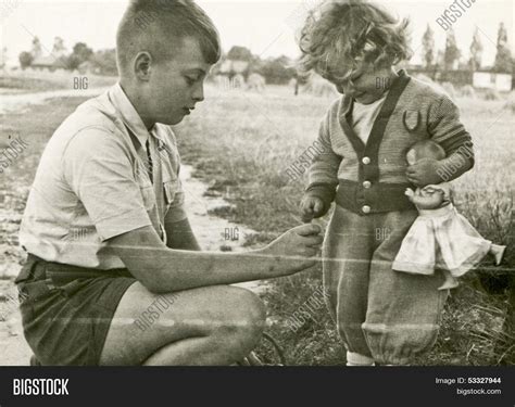Vintage Photo Brother Image And Photo Free Trial Bigstock