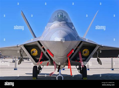 Usaf F 22a Raptor Royal Australian Air Force Raaf Base Darwin