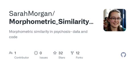 Github Sarahmorganmorphometricsimilaritysz Morphometric