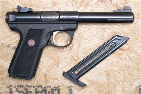Ruger Mark Iii 2245 Target 22lr Police Trade In Pistol Wbull Barrel