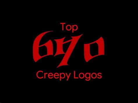 Top 670 Creepy Logos Full Version Youtube