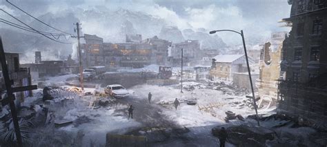 Artstation Blizzard Town After The War