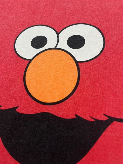 Sesame Street X Elmo Solo Portrait Tee Mens Fashion Tops And Sets