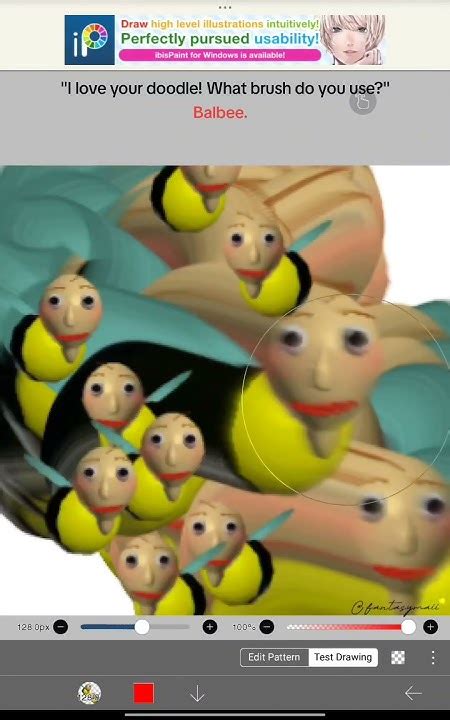 Balbee Brush And Drawing Someone That Looks Like Gf From Fnf